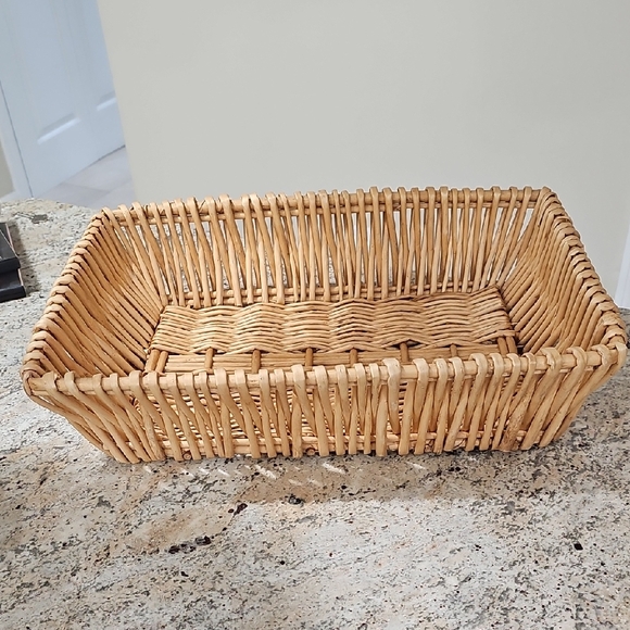 Accents | Rectangular Wicker Basket | Poshmark